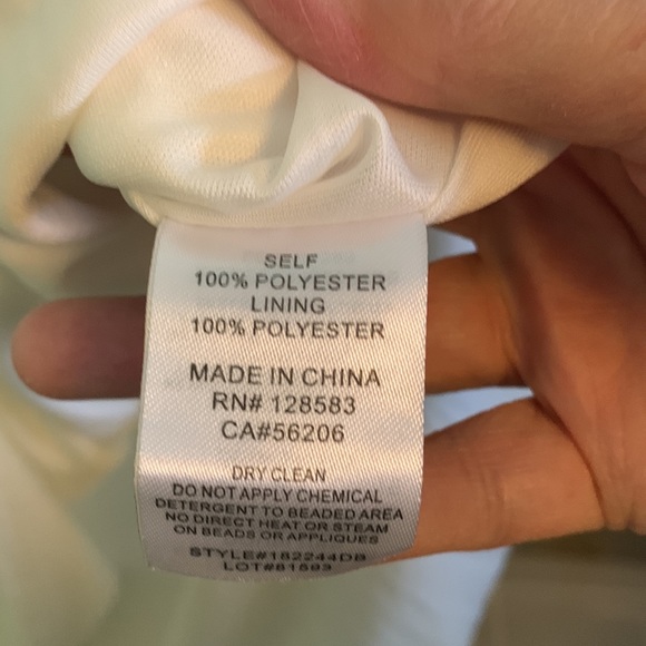 Danny Couture New York | Dresses | Danny Couture Beaded Bodice White Layer Dress Strapless Dbi ...